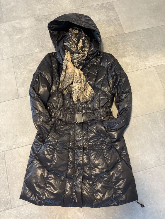 Warmer Winter Steppmantel mit Kapuze, Grösse 38 (Neu (gemäss ...