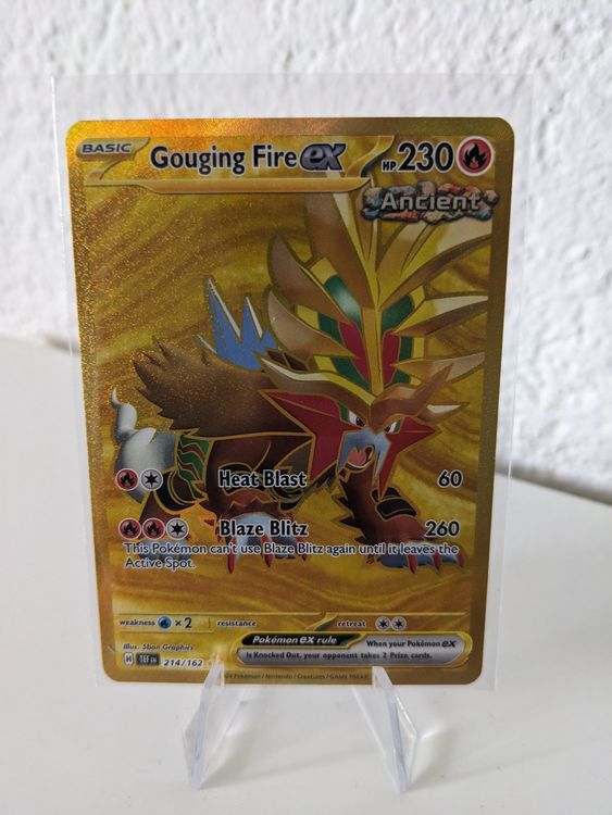 Pokemon Temporal Forces - Gouging Fire EX 214/162 ( EN ) (Neu und ...