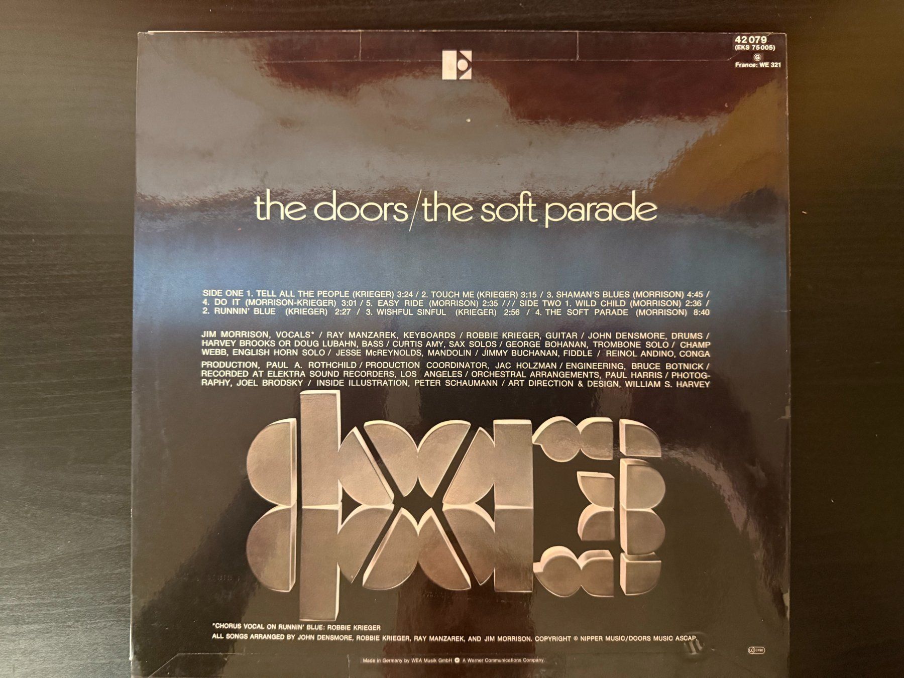 The Doors – The Soft Parade [LP EU 1985] (Gebraucht) in Tamins für CHF ...