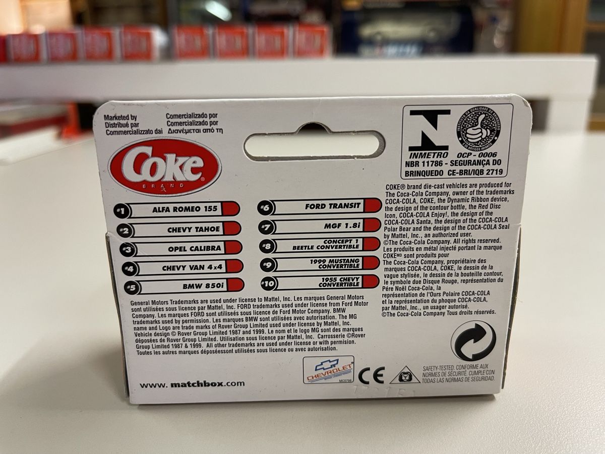 Matchbox Coca-Cola 1955 Chevy Convertible #10, neu (Neu und ...