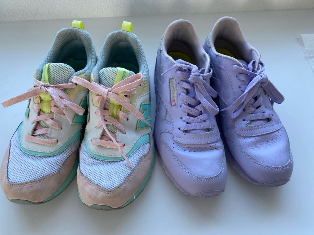 2 Paar Sneakers New Balance 38,5 und Reebok 38 (Gebraucht) in für CHF ...