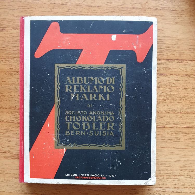 Antikes Sammelalbum Schokolade Tobler 1923 "IDO" Esperanto (Gebraucht ...