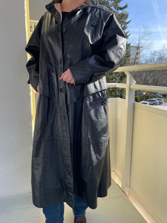 Ledermantel Damen schwarz Gr. M (Gebraucht) in Arlesheim für CHF 90 – mit Lieferung auf Ricardo ...