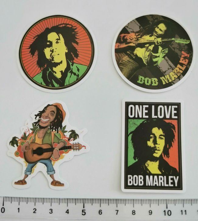 Bob Marley - 4 Sticker (Neu (gemäss Beschreibung)) in Wilen b. Wollerau ...