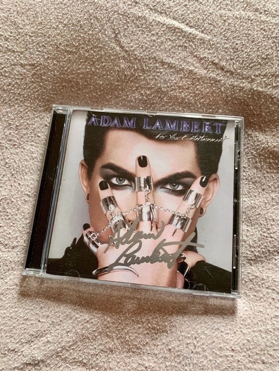Adam Lambert - CD inkl. Autogramm! (Neu (gemäss Beschreibung)) in ...