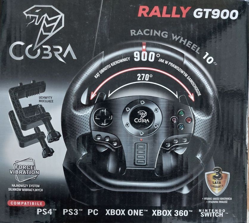 Cobra Rally GT900 Racing Wheel/ Lenkrad - Top Zustand! (Gebraucht) in ...