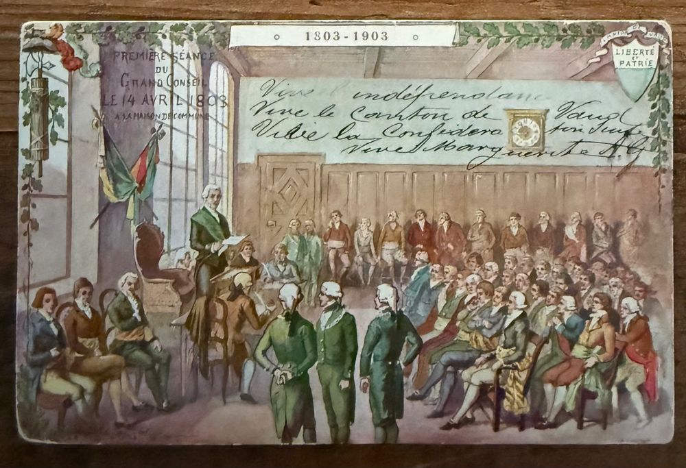 2 X Indépendance Vaudoise - Commémoration 1803 - 1903 (Gebraucht) in ...