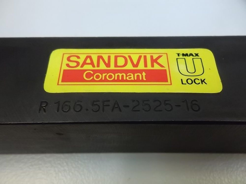 Gewindedrehhalter SANDVIK R166.5FA-2525 mit 39 Platten (neu) (Neu ...