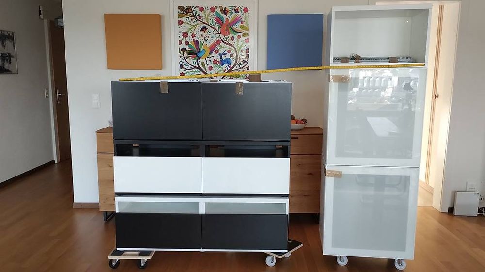 Gratis: IKEA Besta Wohnwand, 6 Elemente. (Gebraucht) in Grenchen für ...
