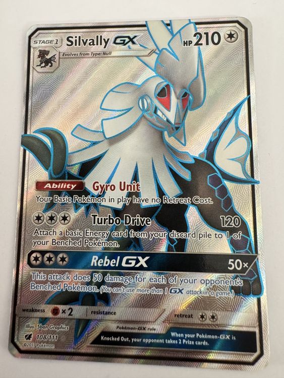 Carte Pokémon Silvally GX 108/111 (Neu (gemäss Beschreibung)) in Le ...