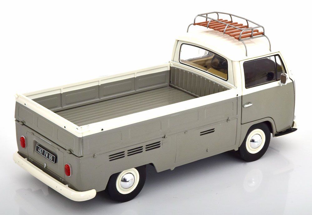 VW T2 PRITSCHE 1968 GRAU/BEIGE 1:18 SOLIDO | Kaufen auf Ricardo