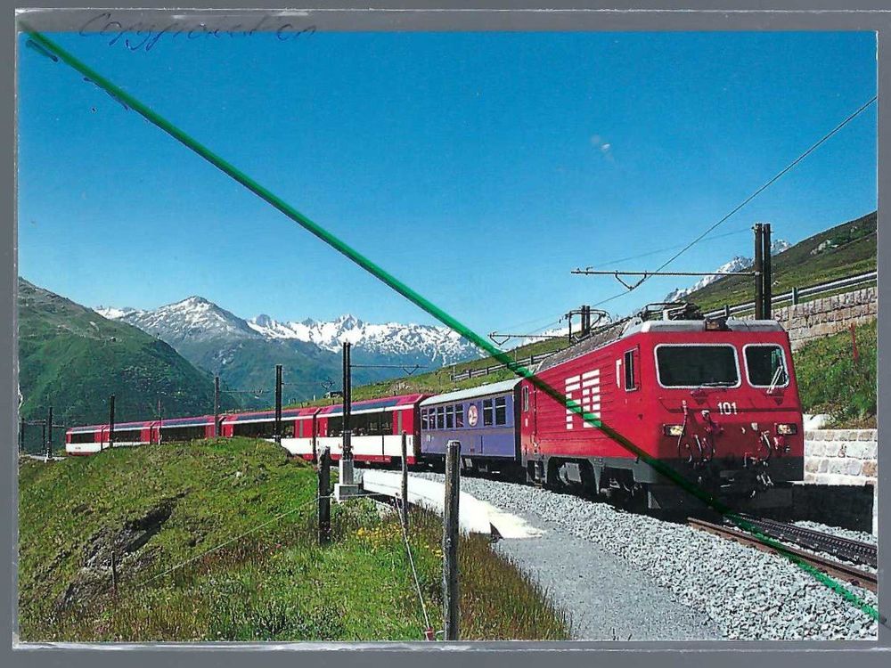 Oberalppass. Furka Oberalp Bahn. Glacier Express. (Gebraucht) in Horw für CHF 2 – mit Lieferung ...
