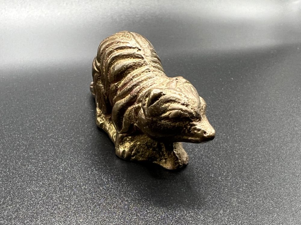 Vintage kleine Bronze / Messing (?) Figur Tiermotiv | Kaufen auf Ricardo