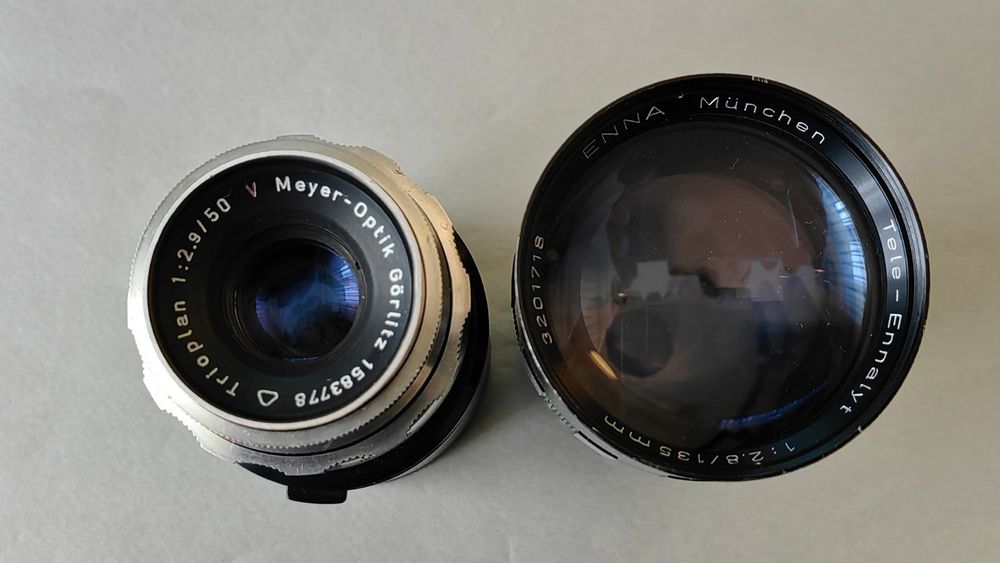 Meyer Optik Trioplan 50/1:2.9 & Enna 135mm 1:2.8 | Kaufen auf Ricardo