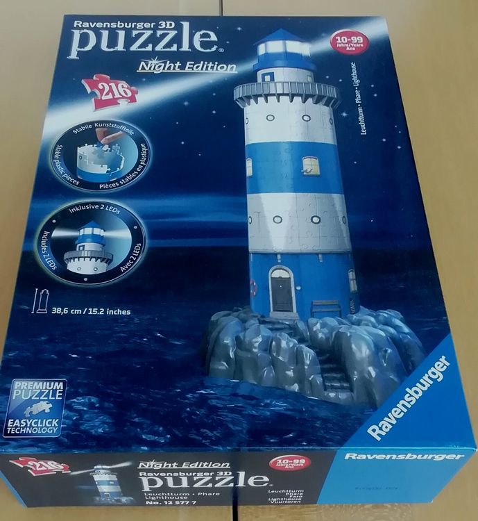 Ravensburger Puzzle "Night Edition" Leuchtturm (Neu (gemäss Beschreibung)) in Unterseen für CHF ...