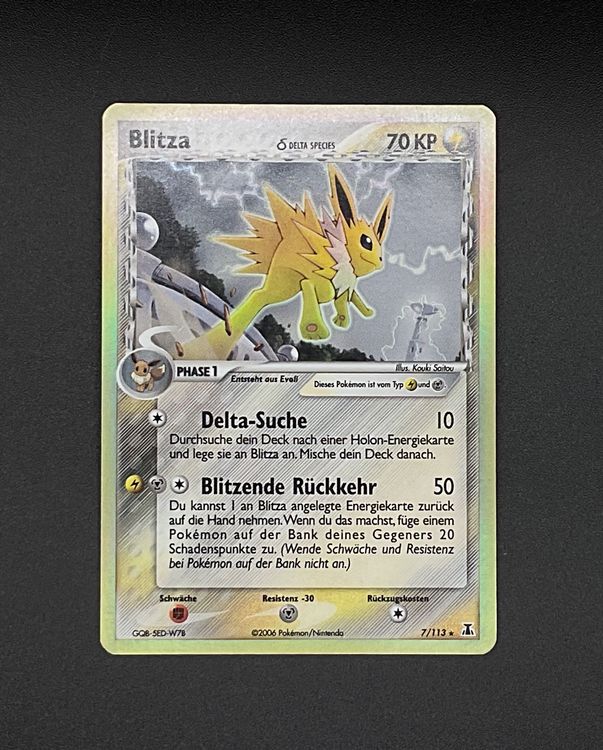 Blitza Holo 7/113 Ex Delta Species DE Ab 1 -. (Gebraucht) in ...