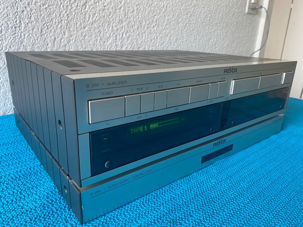 ReVox B 250 Amplifier & ReVox B 200 Controller (Gebraucht) in ...