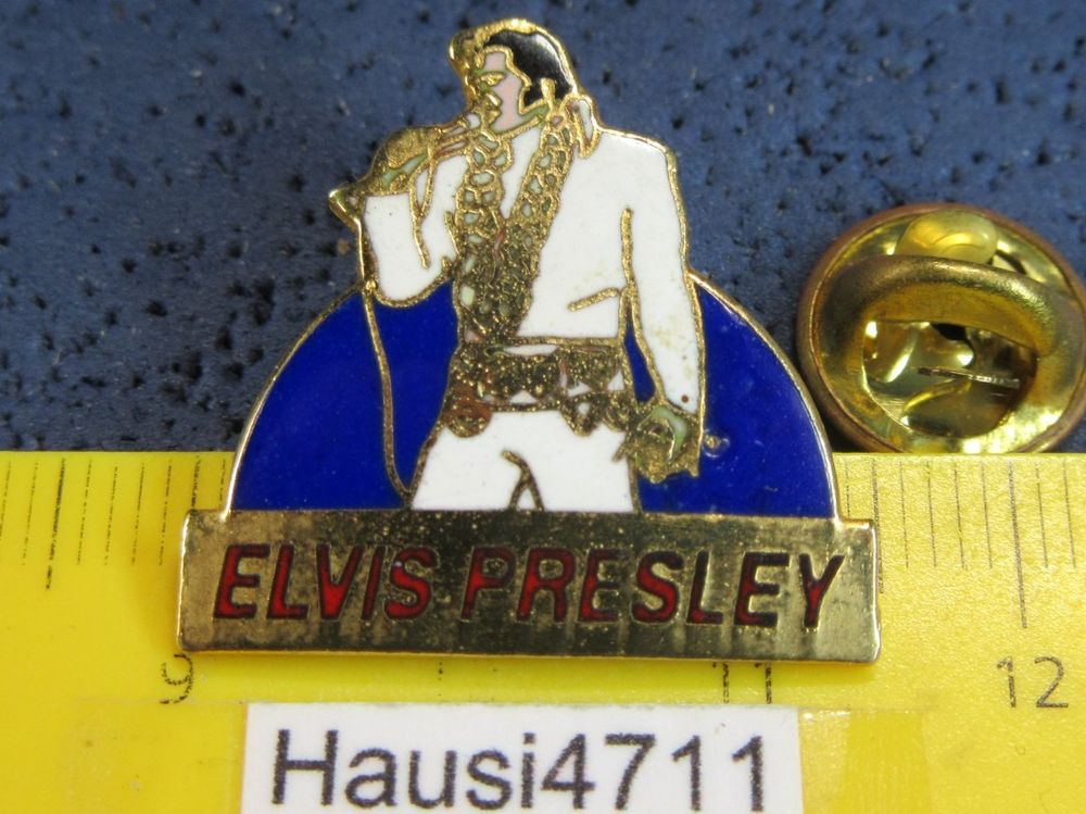 PIN MUSIC ELVIS PRESLEY HAWAII ENAMEL SCHMUCK-PIN GOLDIG | Kaufen auf ...