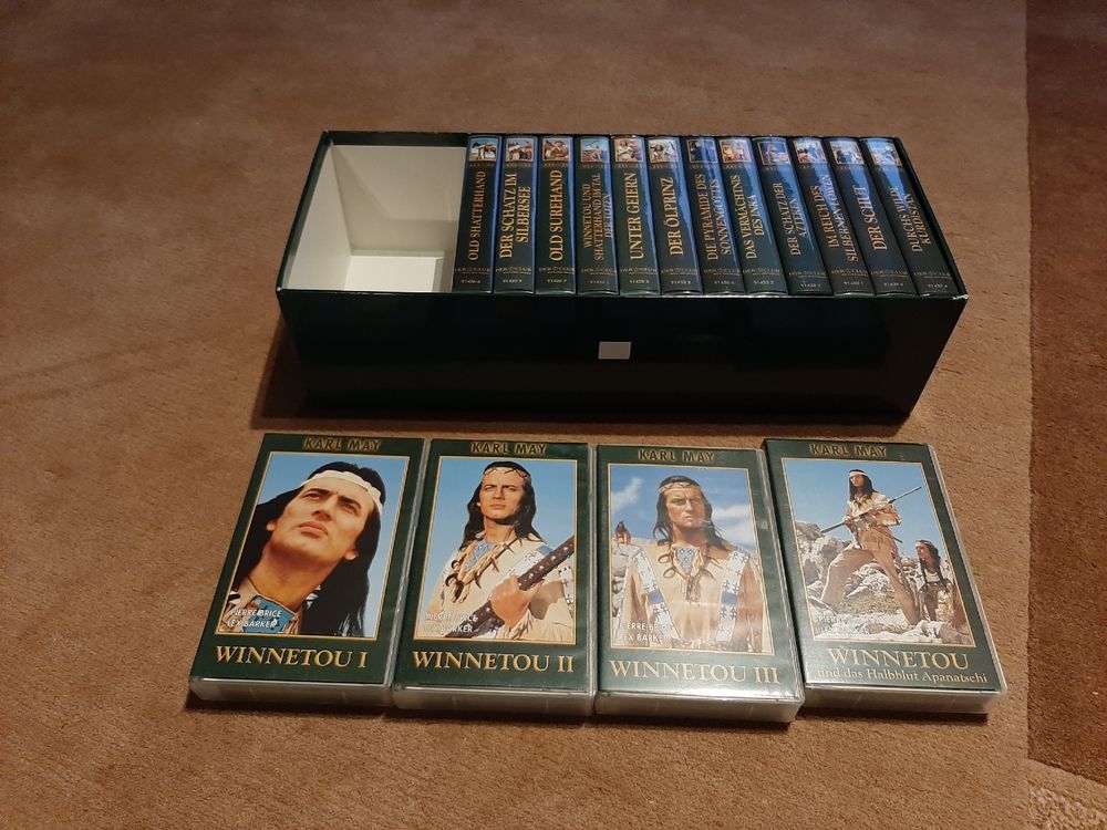 Winnetou VHS 16 Film Box Set (Gebraucht) in Wittenbach für CHF 20 – mit ...