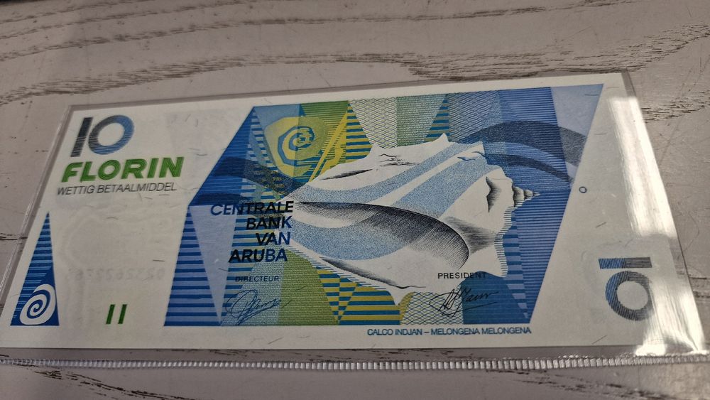 Aruba 10 Florin Banknote, 1988, sehr guter Zustand! (Neu und ...