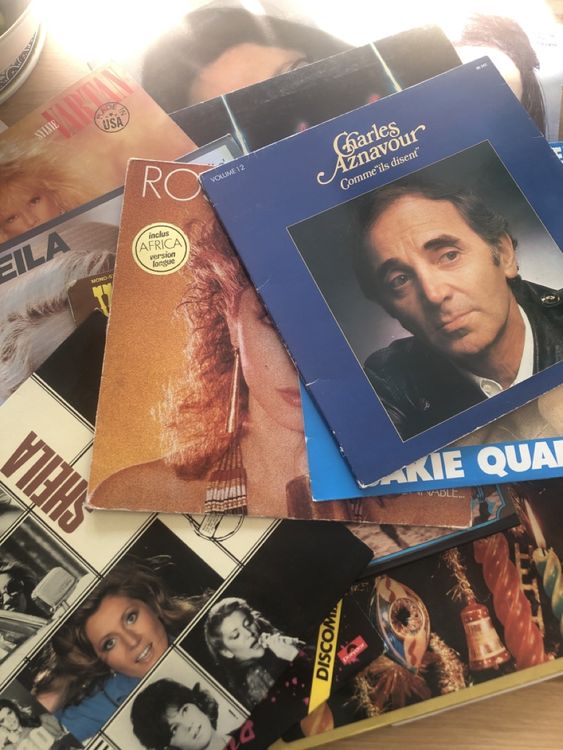 Lot de 33 et 45 tours disques vinyles | Kaufen auf Ricardo