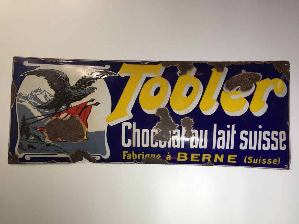 Altes Emailschild Tobler Schokolade Bern (Gebraucht) in Nidau für CHF ...