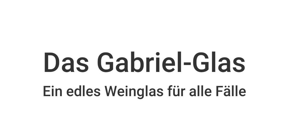 Weingläser 6 Stück Gabriel Glas | Kaufen auf Ricardo
