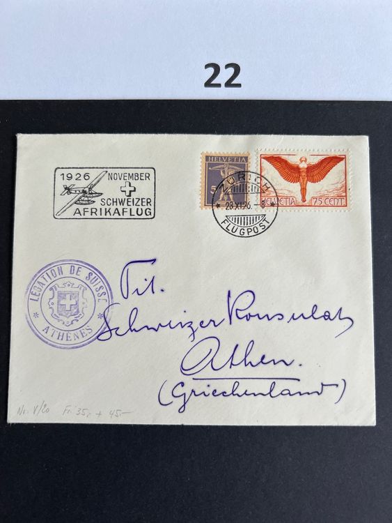 F11 + Tellknabe mit Armbrust auf Bedarfsbrief | Kaufen auf Ricardo