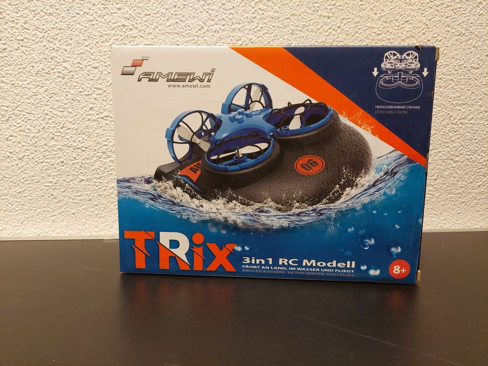 AMEWI - Drohne TRix - 3in1 RC Modell - Orange (Neu und originalverpackt ...
