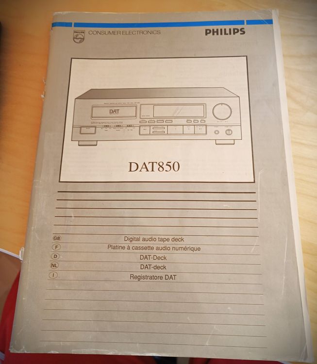 Philips DAT850 DAT recorder + DAT-Kasetten (Gebraucht) in Seftigen für ...