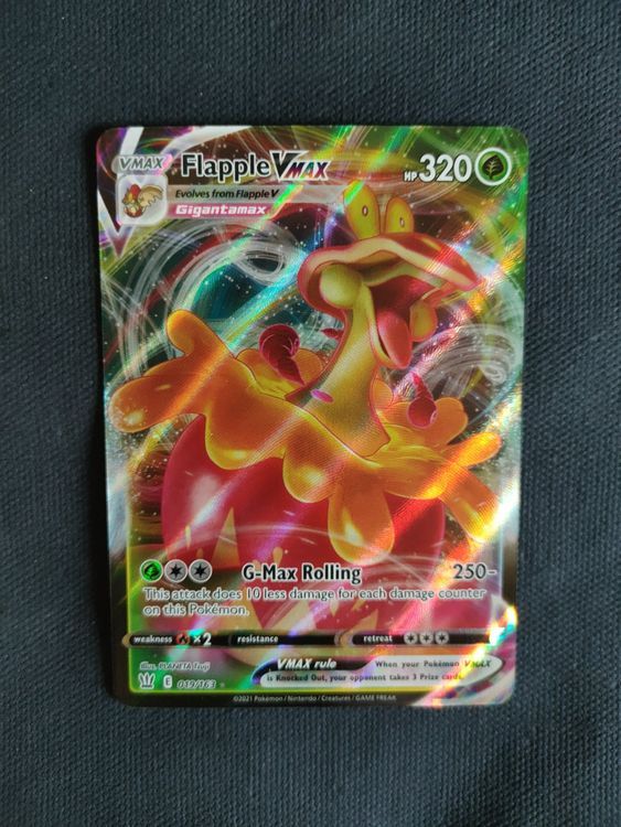Pokemon Card Flapple Vmax Battle Style Ultra Rare English EN (Gebraucht ...