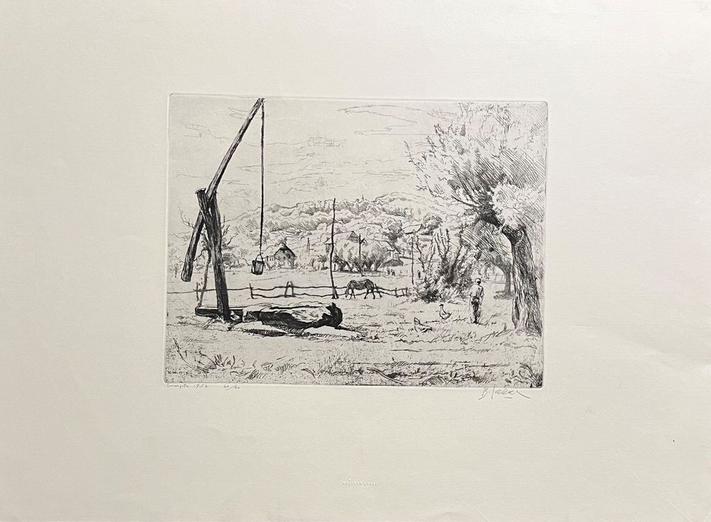 KÜNSTLER ? UNLESERLICH SIGNIERT KALTNADELRADIERUNG (Gebraucht) in Gersau für CHF 38 – mit ...