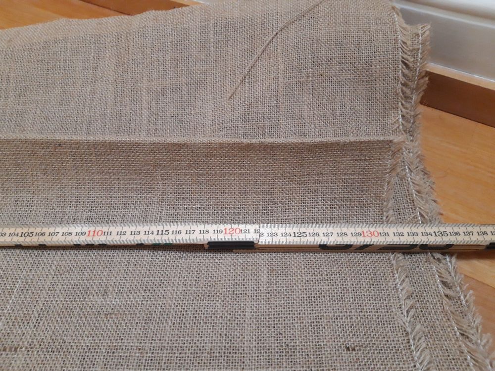 Jute Stoff Meterware Neu ca. 5.00m Länge x 1.30m Breite (Neu (gemäss ...