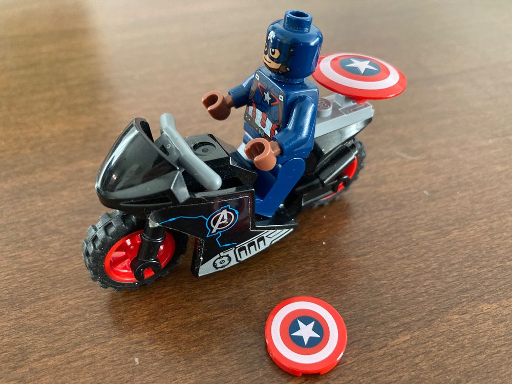 Lego Captain America sh177 Marvel Avengers Mini Figur 76032 (Gebraucht ...