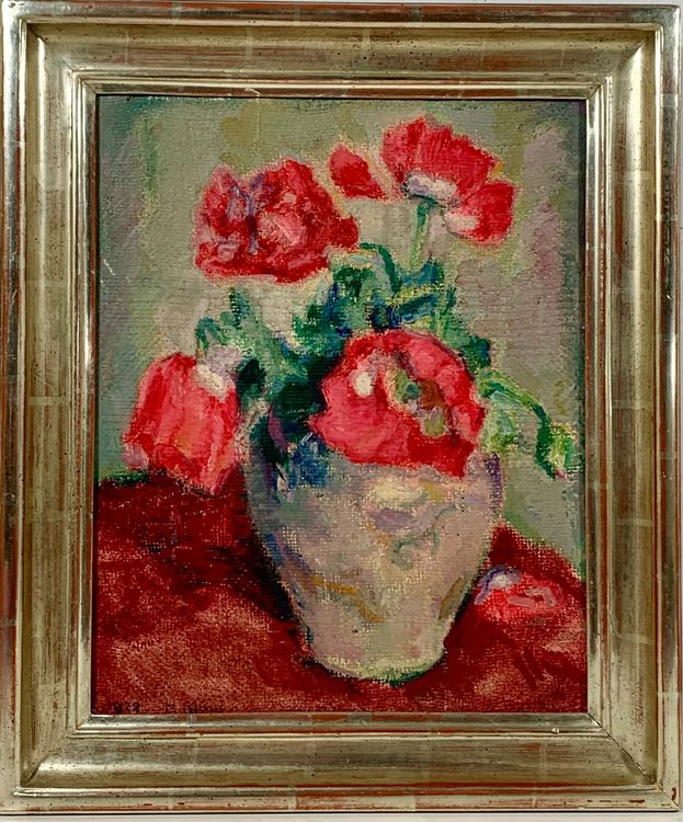 Henry Kläui (1880-1962) Stilleben Gemälde Mohnblumen (Gebraucht) in Root für CHF 225 – mit ...