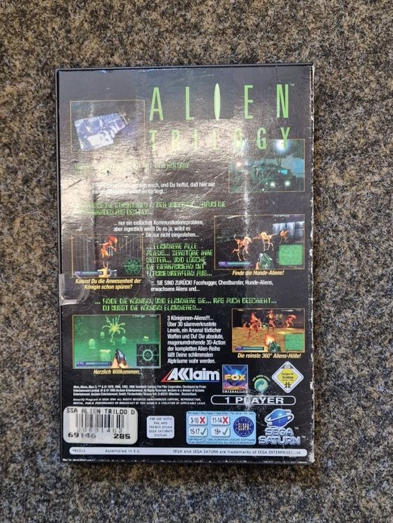 SEGA Saturn Game Alien Trilogy (Gebraucht) in Neuhausen am Rheinfall ...