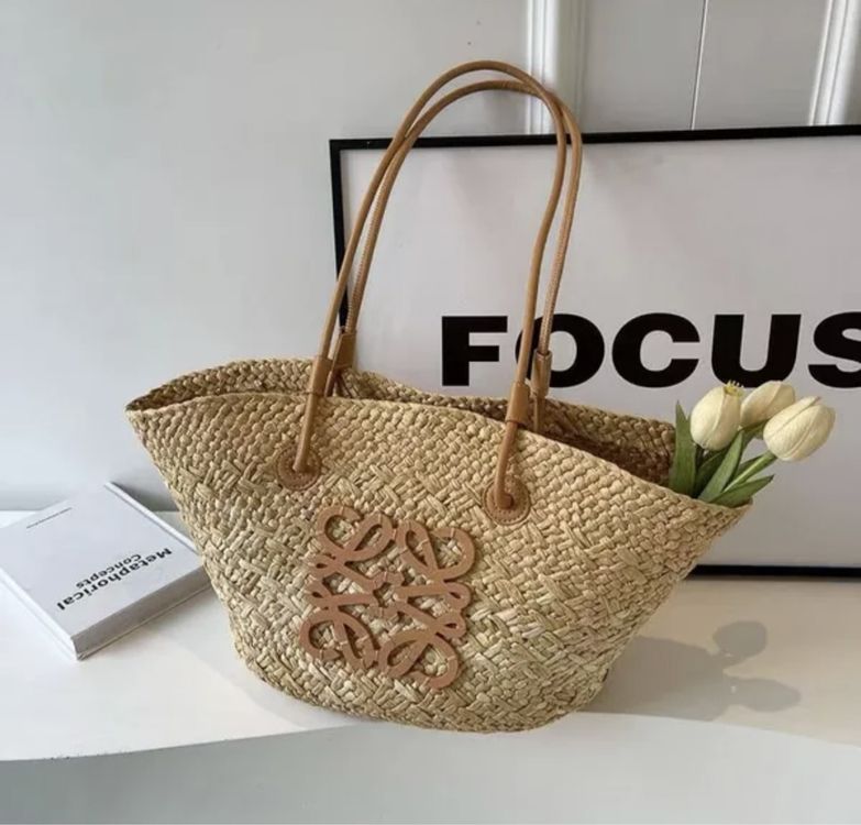 Borsa in paglia stylished as Paula's Ibiza Shopper (Neu und ...