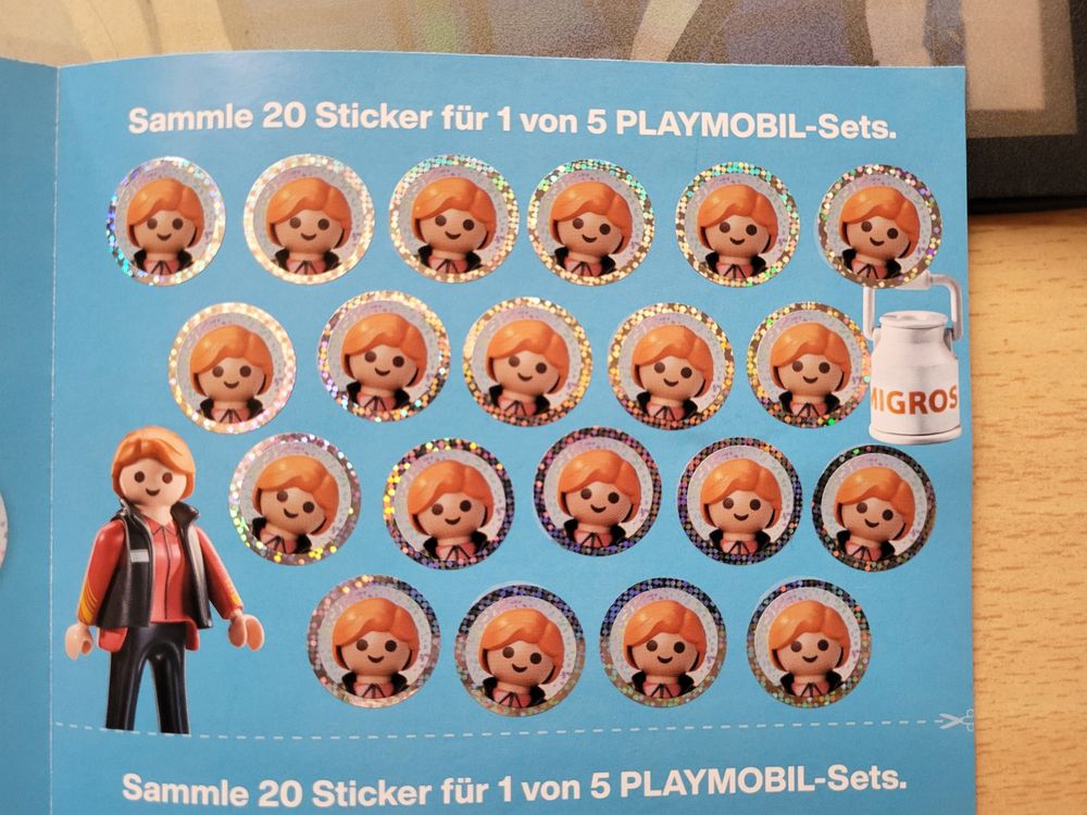 Playmobil Mania Sticker Migros (Gebraucht) in Ennetbürgen für CHF 18 ...