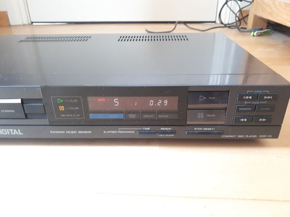 Sony CDP-70 CD-Player / CD-Spieler aus den 80er-Jahren | Acheter sur ...