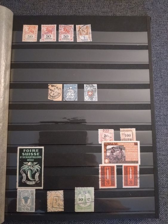 Sammlung Biefmarken Altschweiz ab Rayon und Strubel ab 1 CHF (D'occasion) à Leissigen pour CHF ...