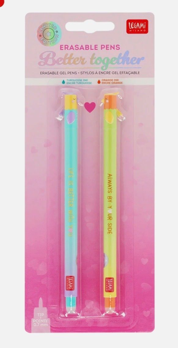 Legami - stylos effaçables - Better together 2026- NEW (Neuf avec ...
