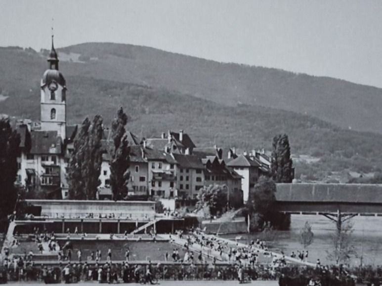 Olten Strandbad, Badi Aare, 30er Jahre (Gebraucht) in Aarburg für CHF 3 ...