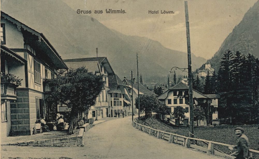 Gruss aus Wimmis. Hotel Löwen (Gebraucht) in Bronschhofen für CHF 15 ...