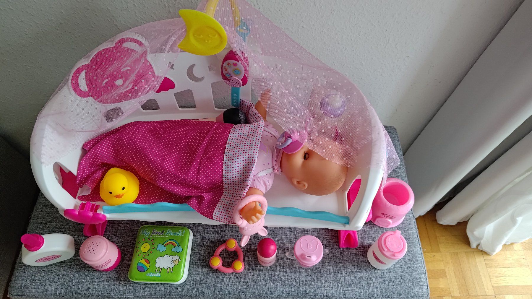 Poupon Nenuco dort avec moi + Cicciobello Bobo + accessoires (D ...