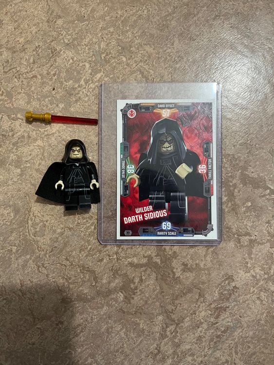 LEGO Darth sidious trading card+Minifigur | Kaufen auf Ricardo