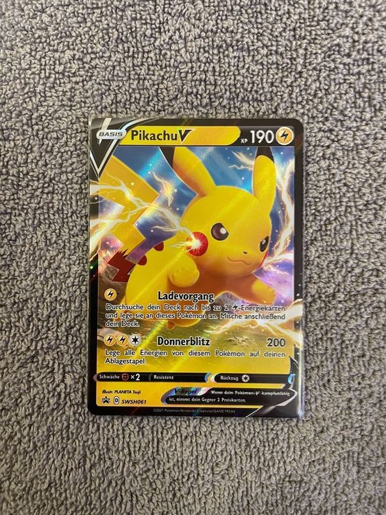 Pokemon Pikachu V Promo | Kaufen auf Ricardo