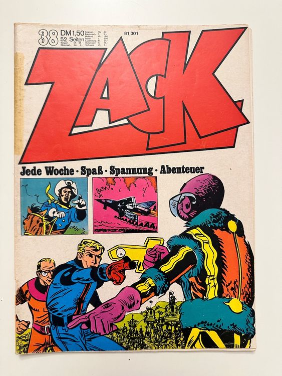 Rarität Zack Comics 38 von 1972 | Kaufen auf Ricardo