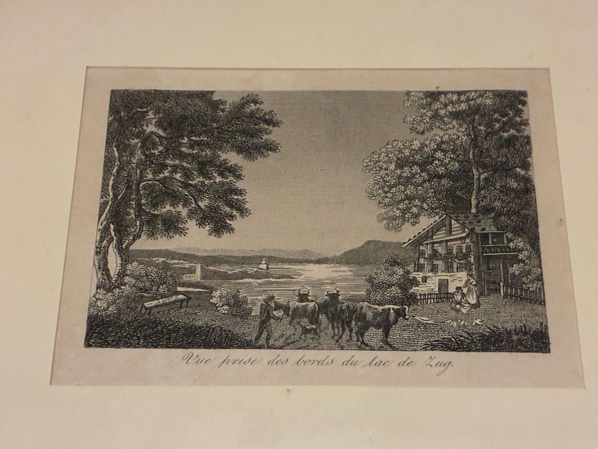 Raoul-Rochette Radierung "Böschenroth", 1928, gerahmt🖼️ (Gebraucht) in ...