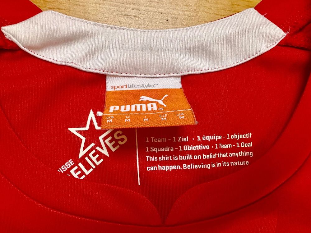 SCHWEIZ Fussball Nati Trikot Puma M Herren 2014 / 2015 (Gebraucht) in ...