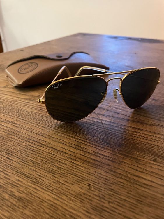 RAY BAN vergoldete Aviator B&L Original Vintage 70er/80er | Kaufen auf ...